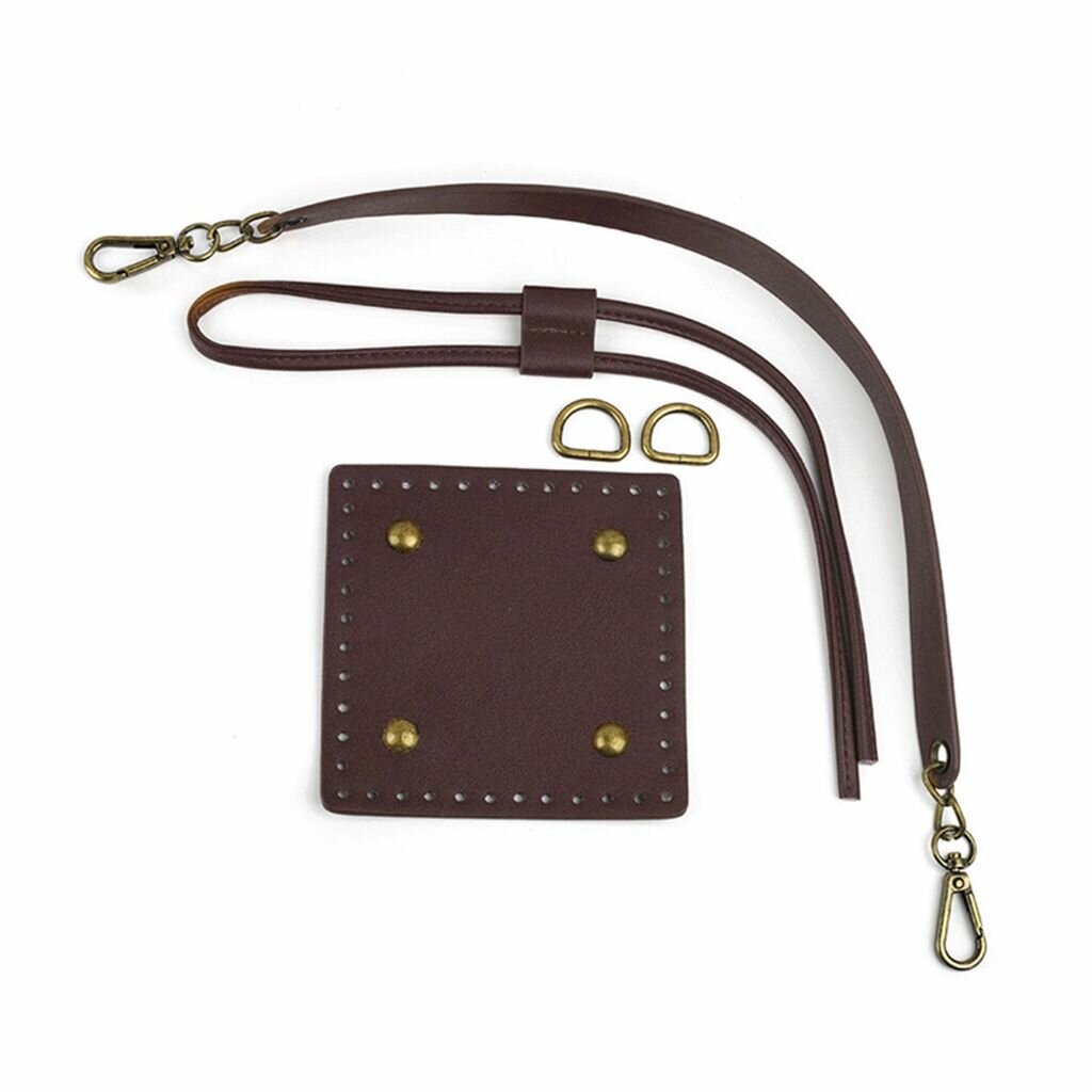 Квадратное дно сумки и набор ручек на шнурке, аксессуары ручной работы, кошелек-ведро, ремонт плеч для девочек женщин