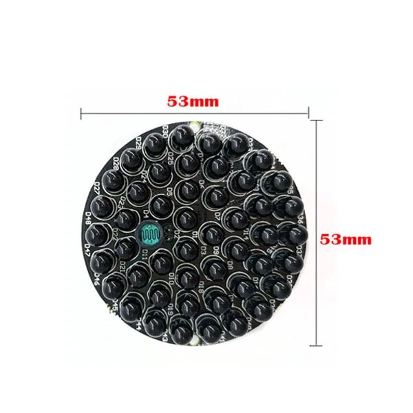 ИК-осветитель SMTKEY HY-IR1206, 53x53mm