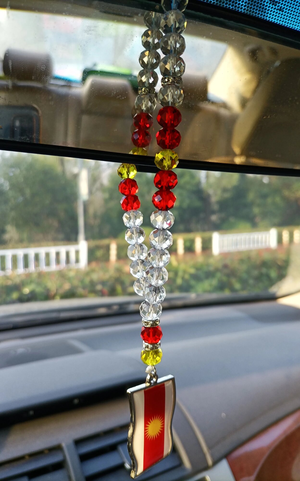 Yezidi Yazidi флаг ожерелье брелок чехол для телефона автомобильный подвесной Yezidische Flagge/Drapeau Lalish/Tausi Melek/Ezdi/Ezdixan MODEL1