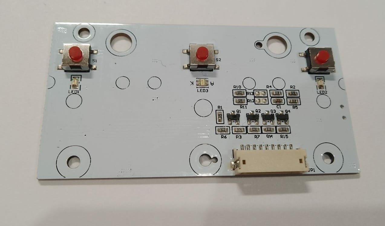 Плата с кнопками управления (WK 2 94V-0 E99873 RoHS) робота пылесоса ILIFE Robotic vacuum cleaner (V4)