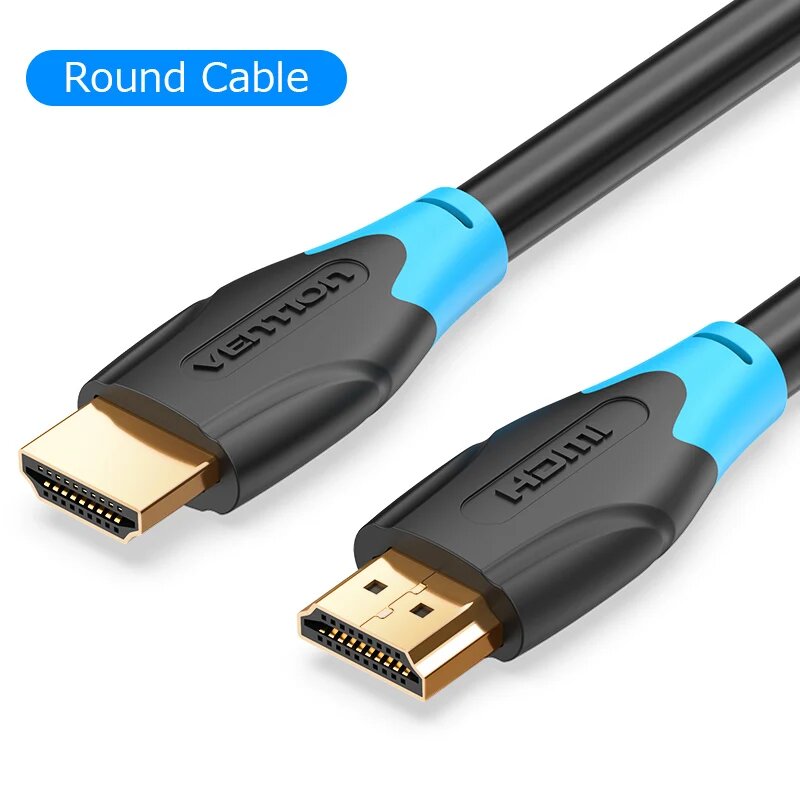 Кабель HDMI Vention 15M 4K 2.0 Class Round Model, 0.75 м