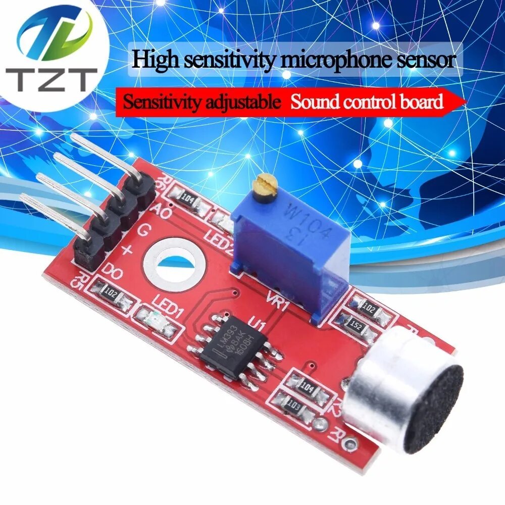 Датчик звука TZT teng Sound Microphone Sensor