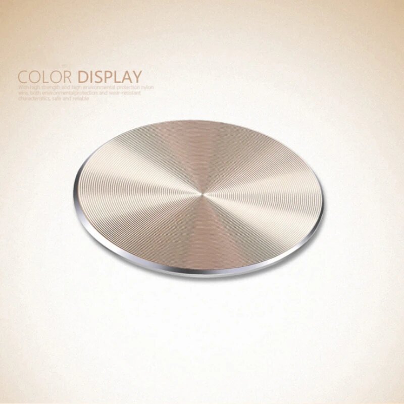 Новинка, стикер для iphone, металлическая пластина, диск, железный лист, магнитный держатель, gold