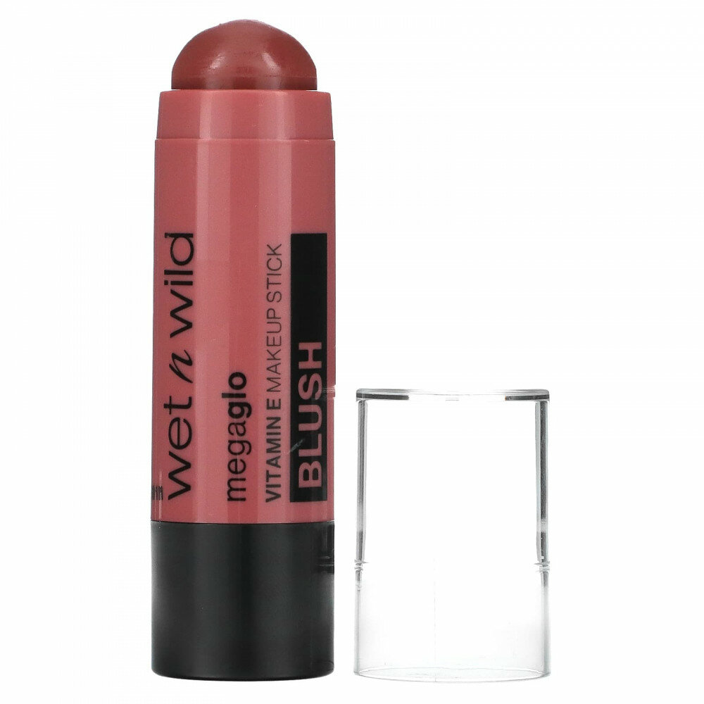 Wet n wild, MegaGlo, стик для макияжа с витамином Е, румяна, 1115047 Say It Ain't Rose, 6 г (0,21 унции)
