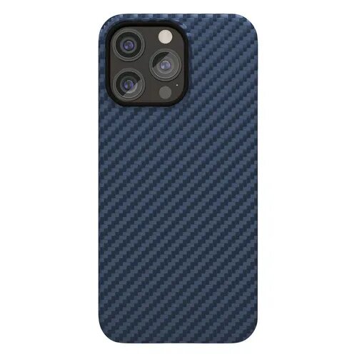 Чехол (клип-кейс) VLP Kevlar Case, для Apple iPhone 15 Pro, темно-синий [1058008]