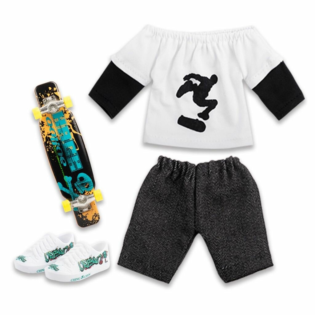 Мини-пальчиковый комплект одежды для скейтборда и велосипеда