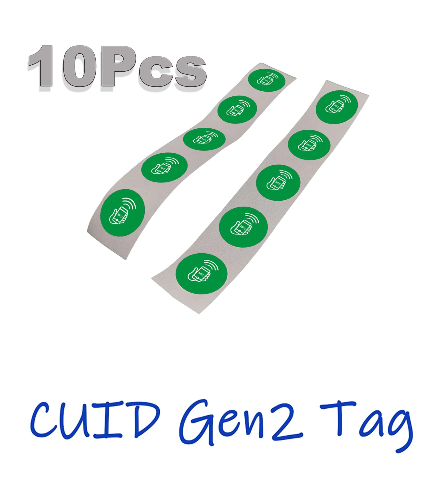 NFC наклейка XMSJ GEN2 CUID S50 13,56 МГц 10Pcs