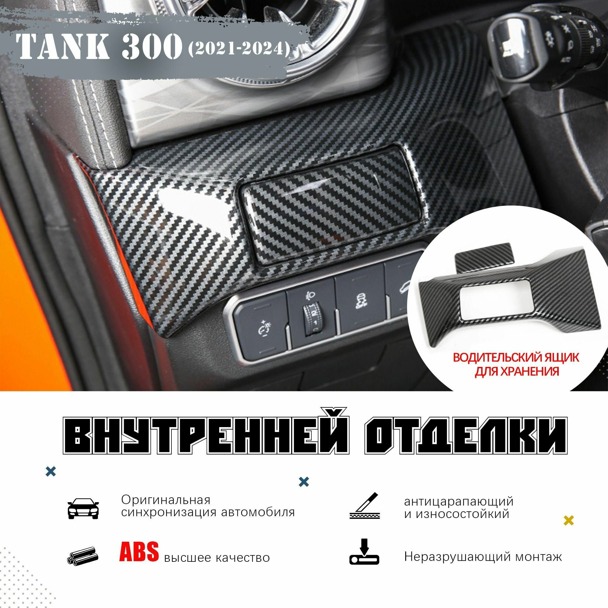 23-24 TANK 300 Панель для внутренней отделки автомобиля, Мраморный узор.