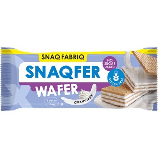 Протеиновый батончик Snaq Fabriq неглазированный вафельный со сливочным вкусом 120г