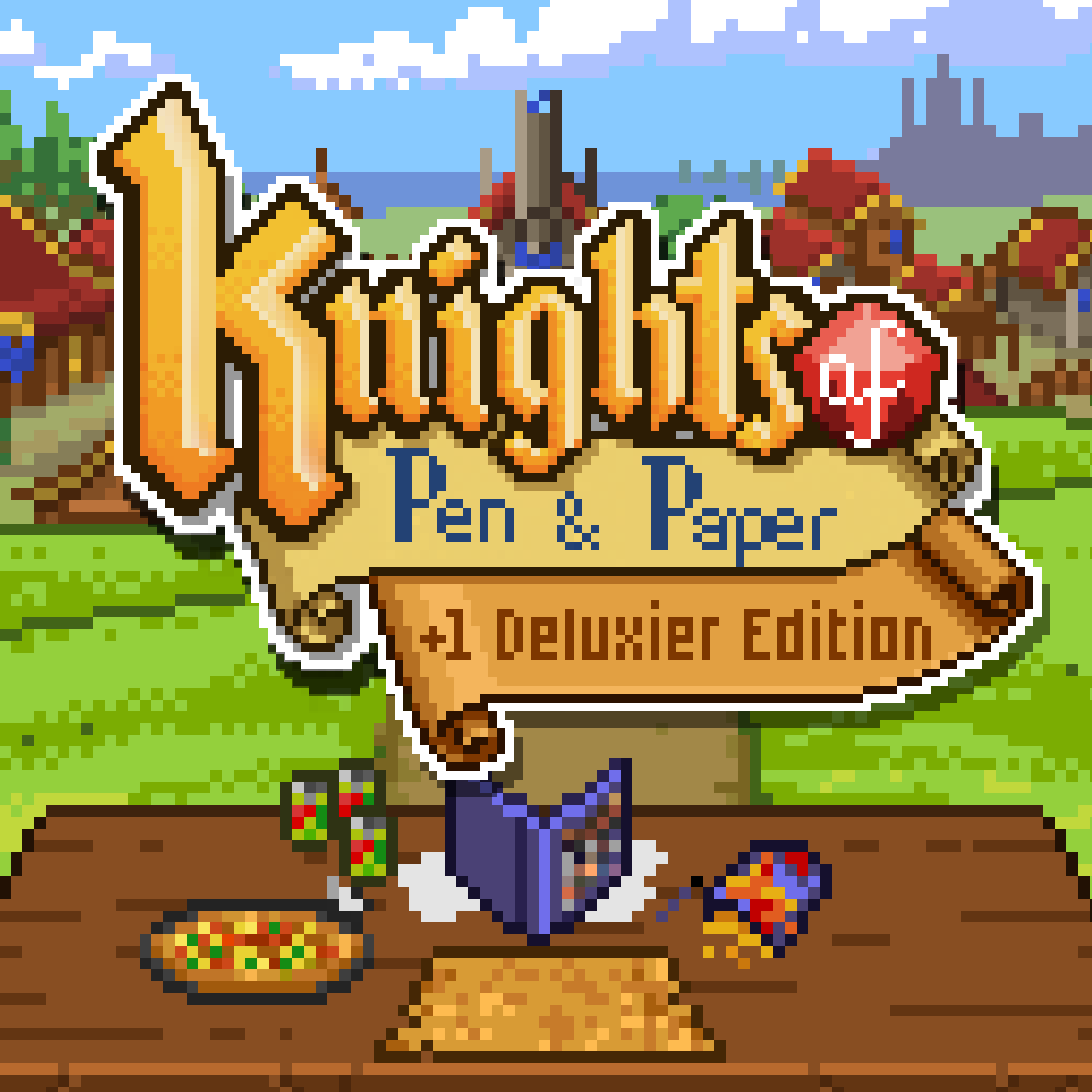 Knights of Pen and Paper +1 Deluxier Edition для Sony PlayStation | PS4 и PS5 | Игра навсегда | Быстрая доставка (Турция)