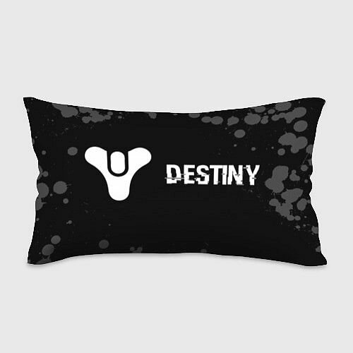Destiny glitch на темном фоне по-горизонтали Прямоугольная подушка