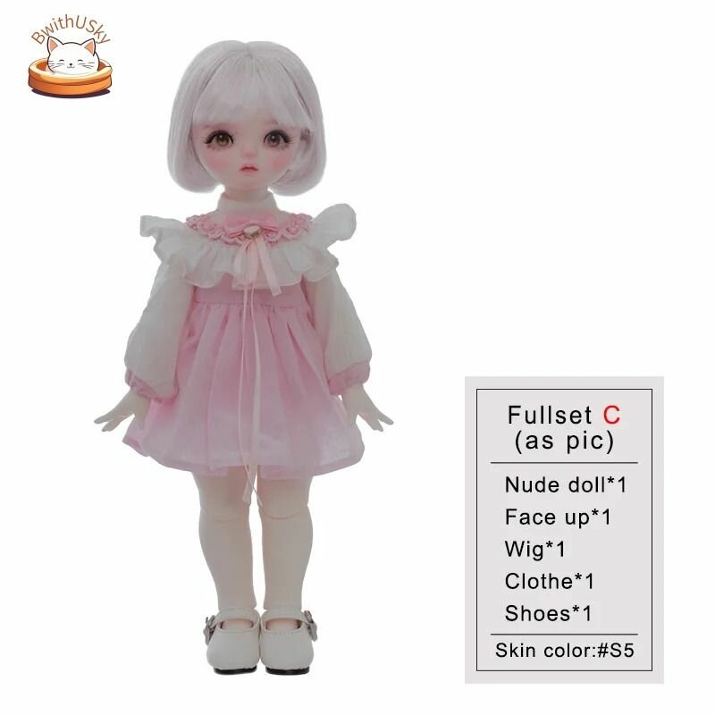 BwithU Сапфировое тело 1/6 BJD Dundun Body Cute Baby в стиле реалистичной куклы ручной работы с шариковыми шарнирами