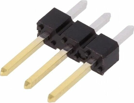 Штыревая планка AMPHENOL 77311-818-03LF Штыревая планка штыревой BERGSTIK "папа" PIN: 3 прямой 2,54мм 1шт