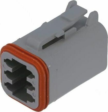 Разъем автомобильный DEUTSCH DT06-6S провод-провод DT вилка "мама" PIN 6 Фиксация защелка 1шт