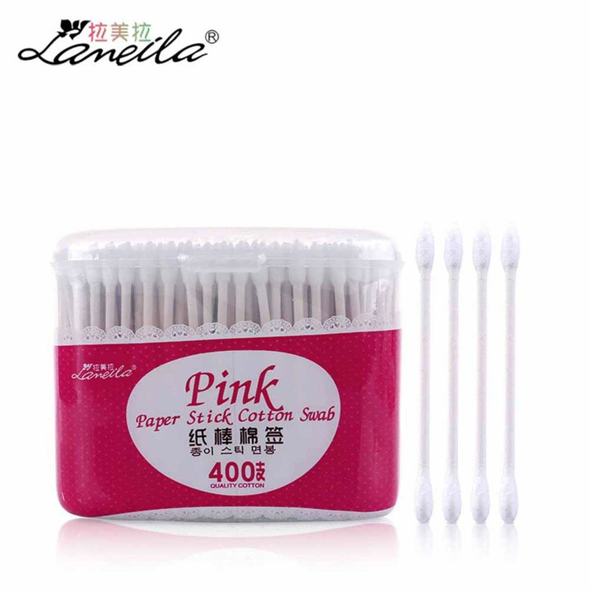 B0124 Натуральные ватные палочки для чистки носа и ушей Косметика Ватные палочки