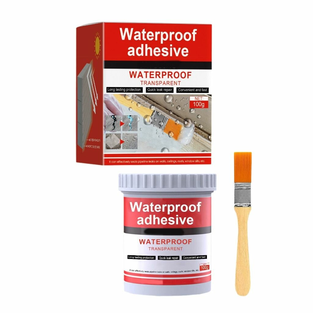 Прозрачный водонепроницаемый изоляционный герметик освобождает кисть от клея-герметика, предотвращает утечку клея, плитка для ванной комнаты