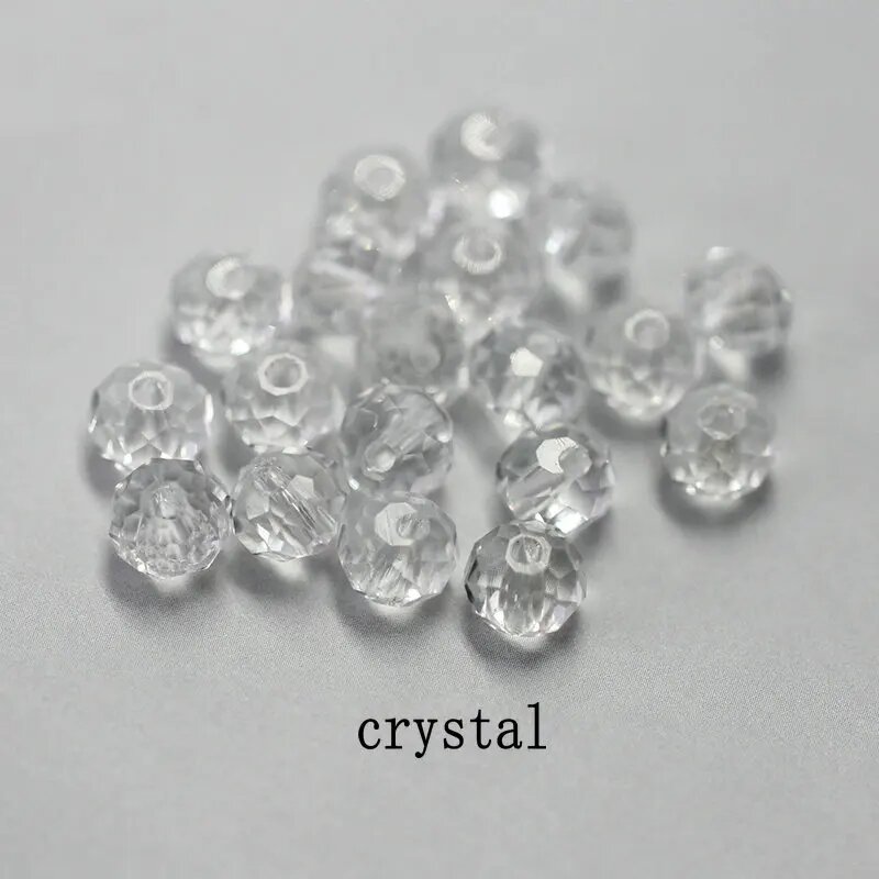 Хрустальные бусины QIAO 4-8 мм 4mm-150pcs, crystal