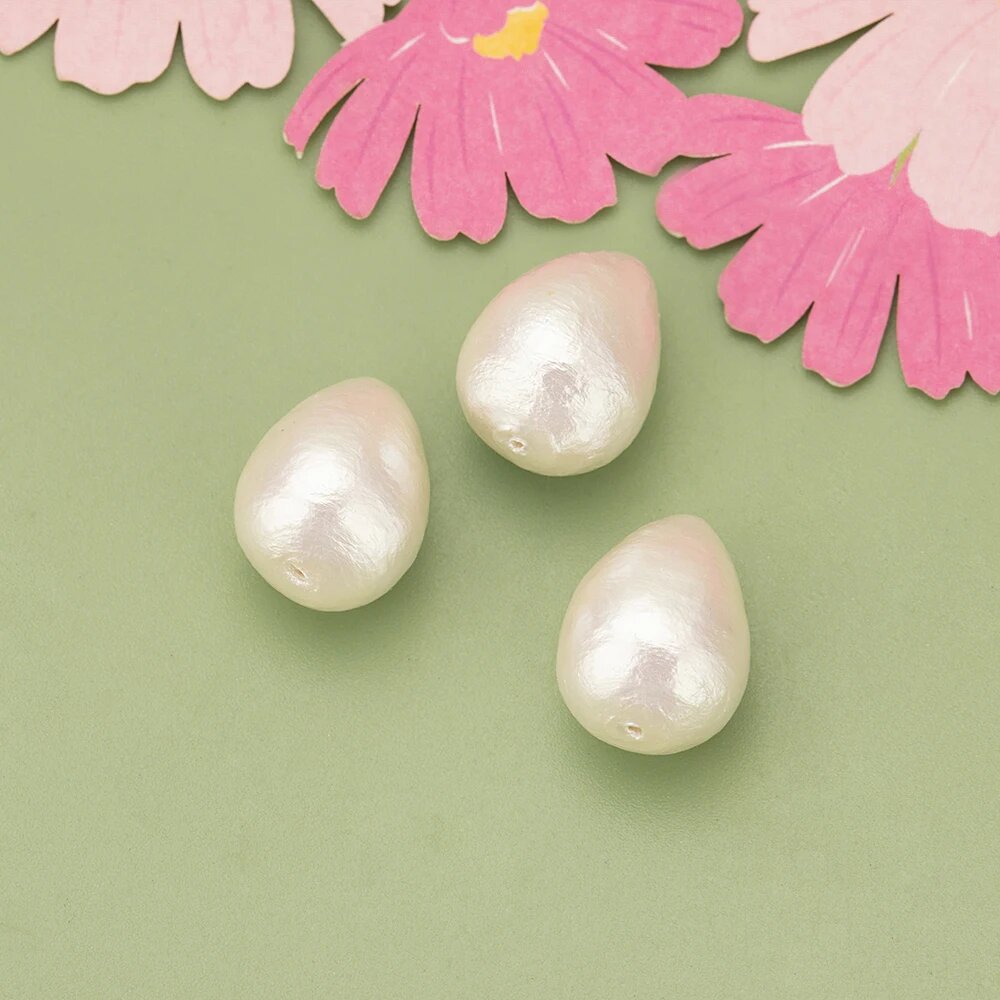 Искусственный хлопковый жемчуг YEGUI M557 (10 шт.) M55701