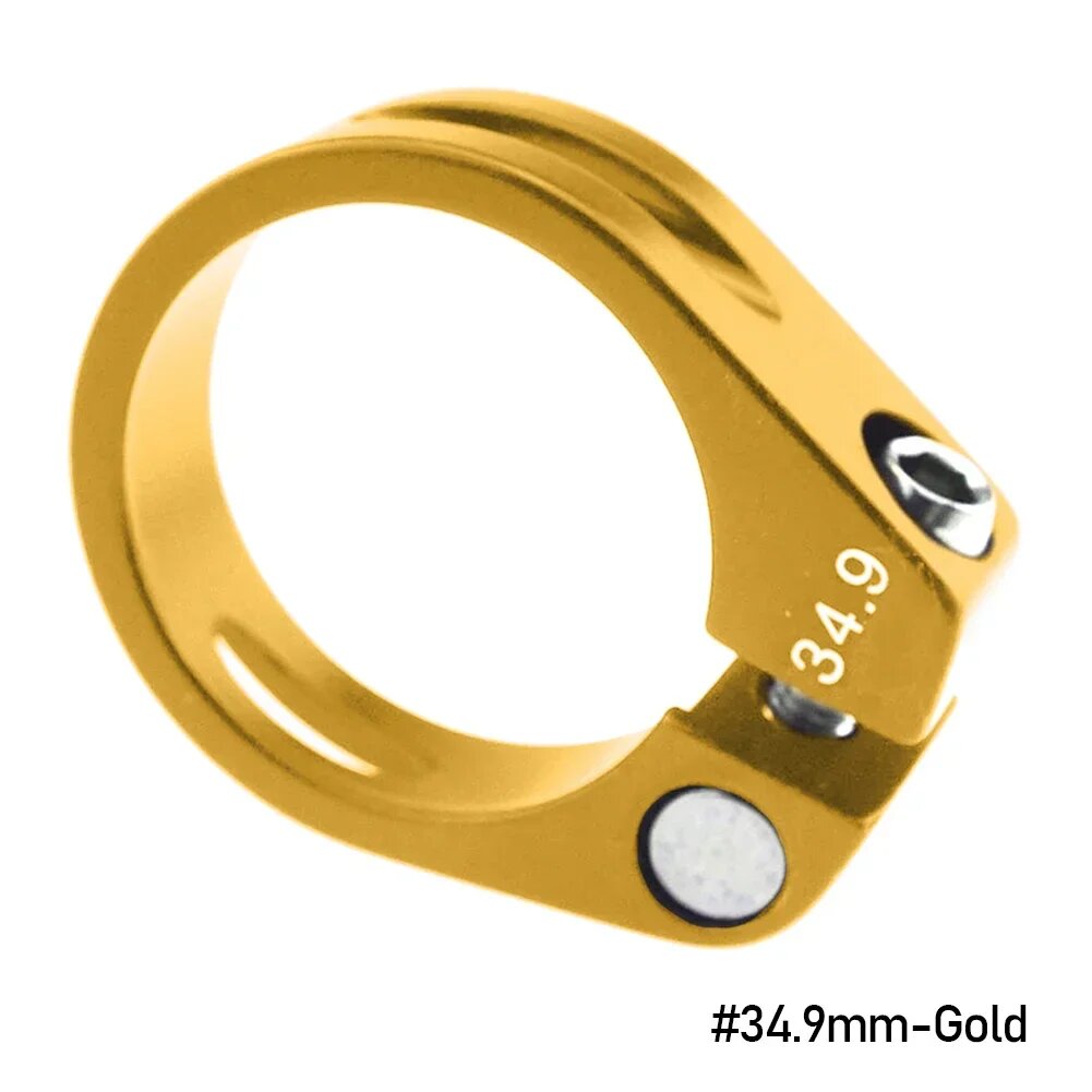 Хомут подседельного штыря 34.9mm-Gold