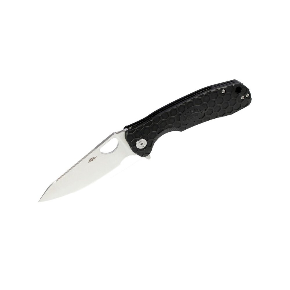 Нож Honey Badger Leaf D2 M (HB1386) с чёрной рукоятью