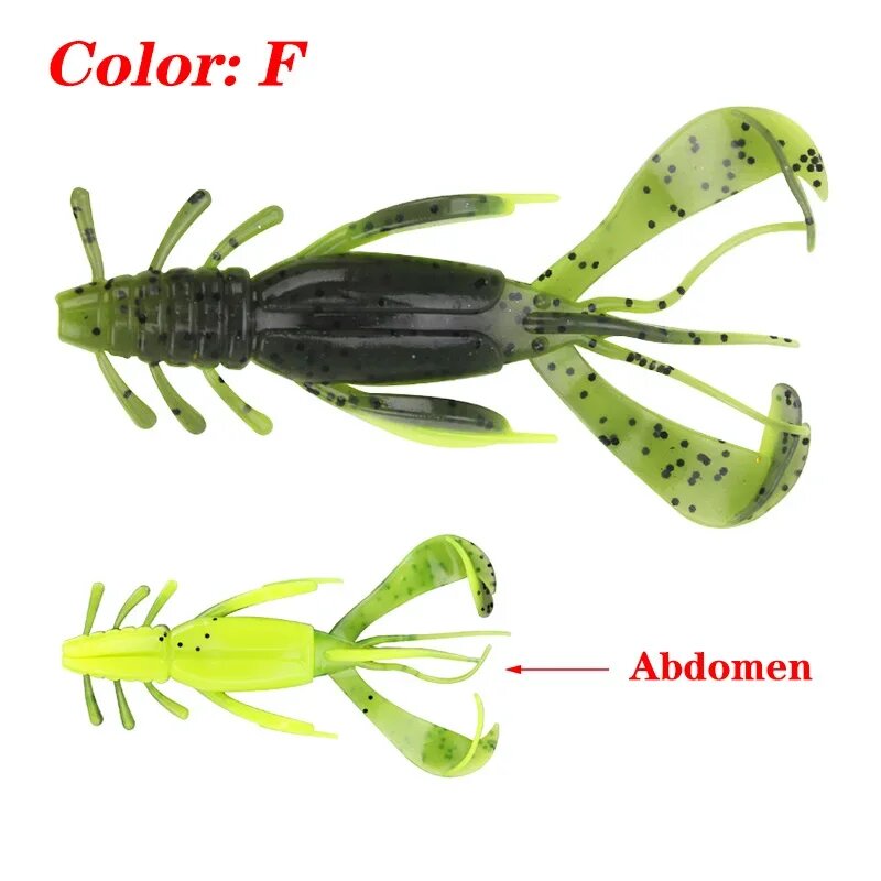 Проleurre Crazy Flapper силиконовая приманка для рыбалки 2 шт. F