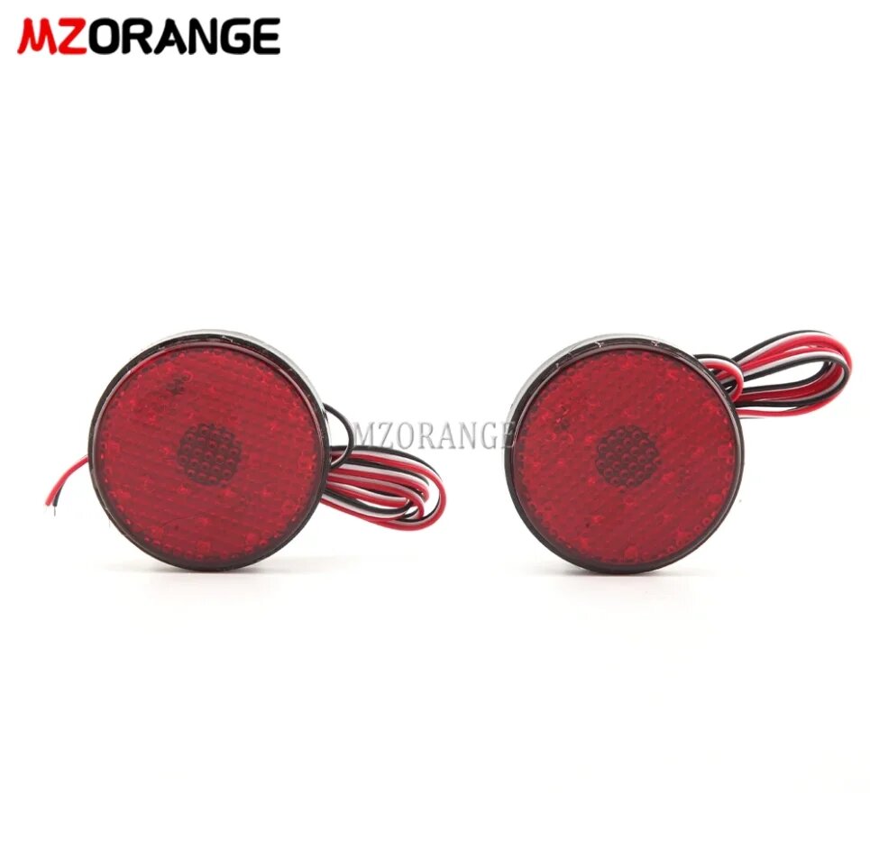 Светодиодные фонари заднего бампера для Toyota Highlander Sequoia ZRR70 Noah Voxy, задние отражатели для Mitsubithi Outlander Sport ASX