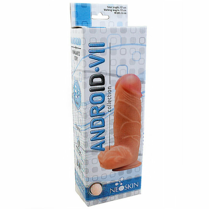 Фаллоимитатор на присоске LoveToy, киберкожа ,17*3.5 см, реалистичный интим-аксессуар, телесный.