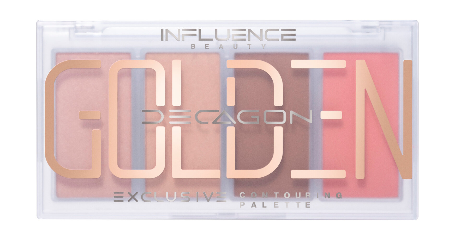 INFLUENCE BEAUTY Палетка для контуринга Golden Decagon, 8,5 г