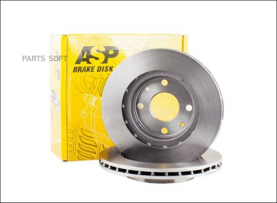 ASP-MENSAN 260207 Диск тормозной передний ВАЗ 2110-2112 LADA 110 /VENT R13 ASP 260207