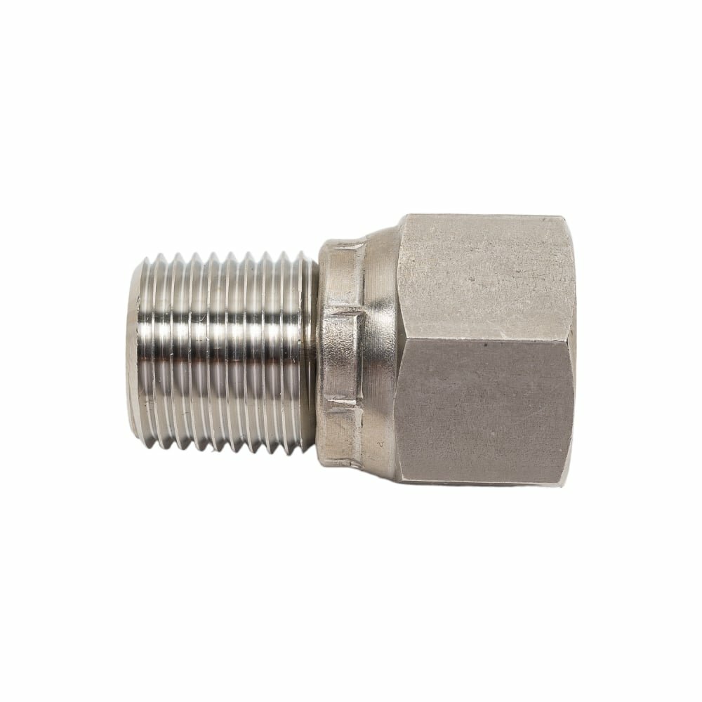 Резьбовой адаптер A-Flow SS316, 1/2" Male NPT, вращающаяся M20x1.5 FASH-MRF-8N-20M