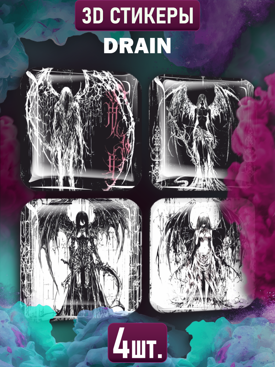 Наклейки на телефон 3D стикеры y2k drain
