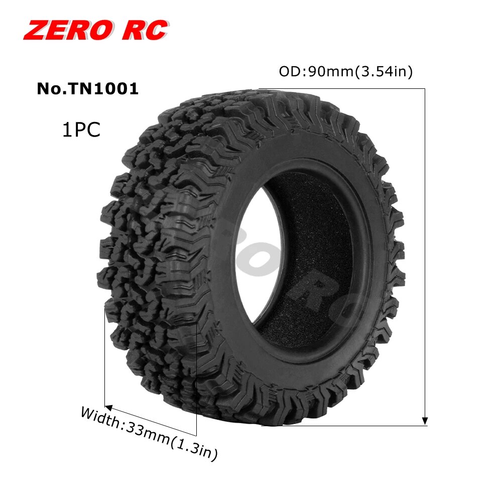 Шина RC 1/10, 3.54"x1.3", TN1001-1PC