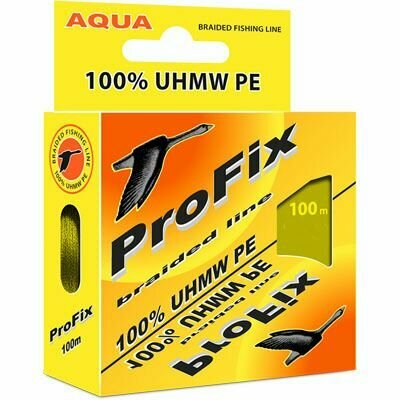 Плетеный шнур для рыбалки AQUA ProFix, 0,06мм, 100м, оливковый, плетенка для спиннинга и фидера