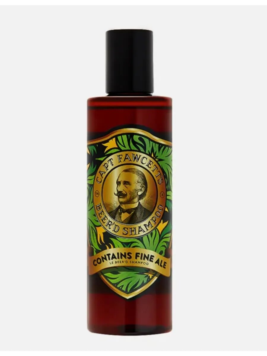 Шампунь для бороды CAPTAIN FAWCETT contains fine ale