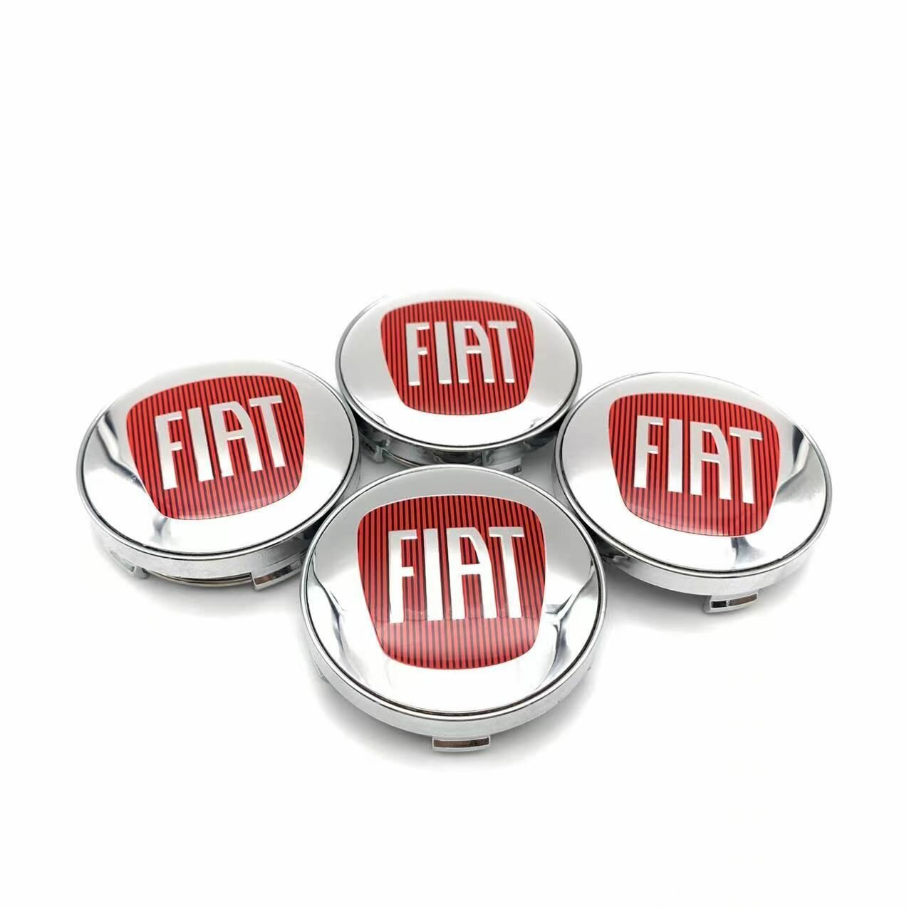 Колпачок на ступицу литого диска на автомобили FIAT, размер 60/56/10мм, комплект 4 штуки.
