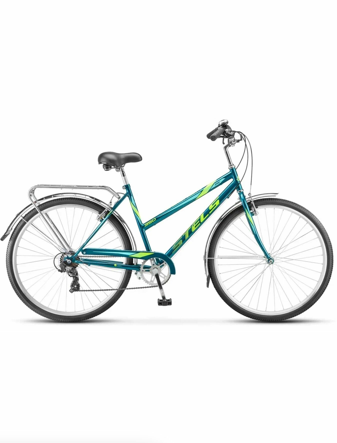 Велосипед дорожный городской STELS, Legenda 350 28V Z010 (м), рама 20, колеса 28, 7 скор. Морской волны, на рост 155-190