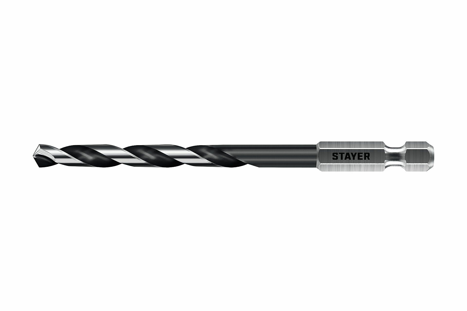 Сверло по металлу STAYER НЕХ-1/4", d 6.0 х 116 мм, для винтовёртов и шуруповертов IMPACT READY 29603-6