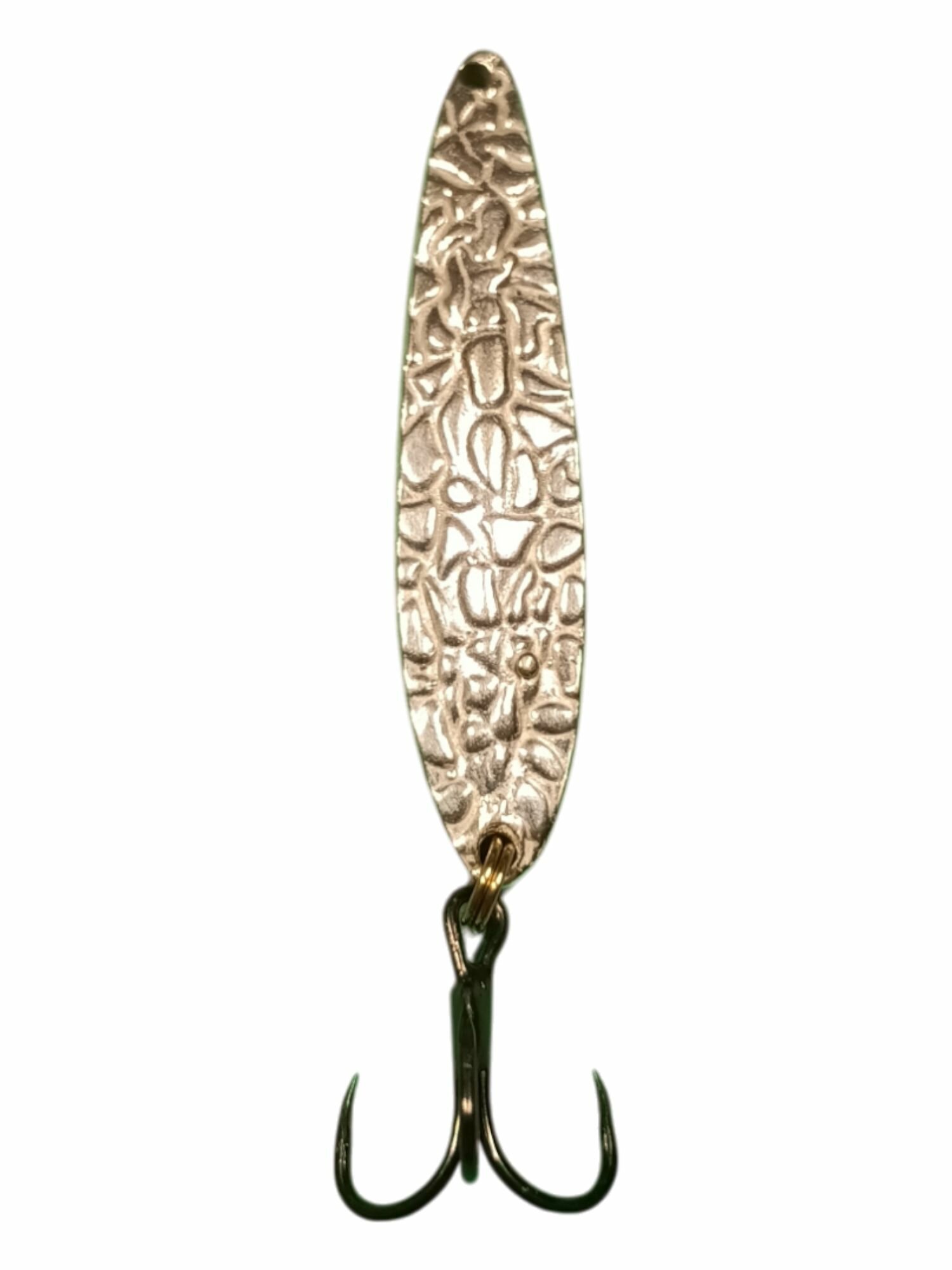 Блесна 'Golden River' - Шведский Прыщ (Swedish Pimple) чешуя, 10 грамм, 50 мм, серебро