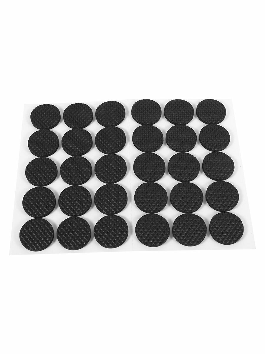 Нескользящие защитные покрытия для пола для мебели, 30 шт, черные самоклеящиеся резиновые накладки на ножки для защиты дивана, стола, стула