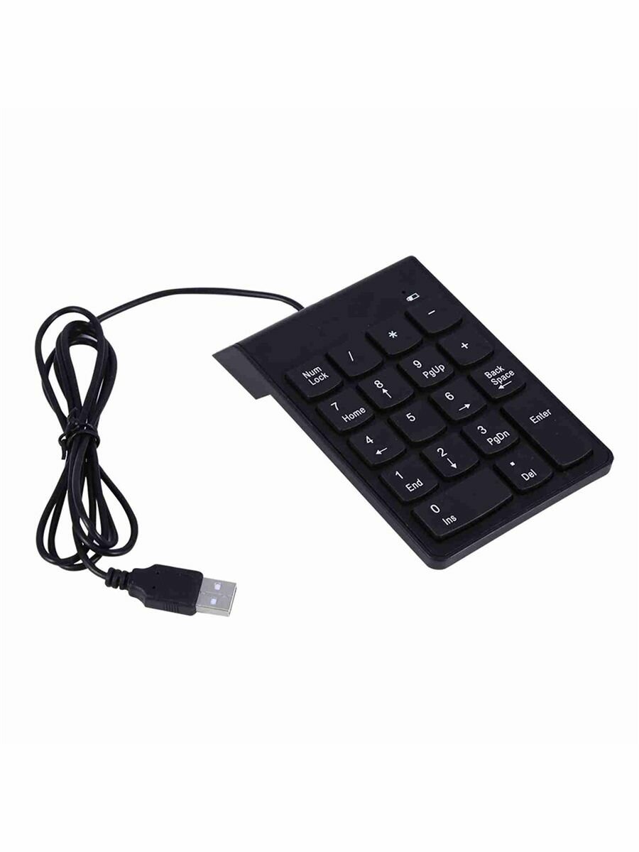 18-клавишная мини-USB-цифровая клавиатура для ноутбука, настольного ПК, компактная портативная клавиатура для эффективного ввода чисел
