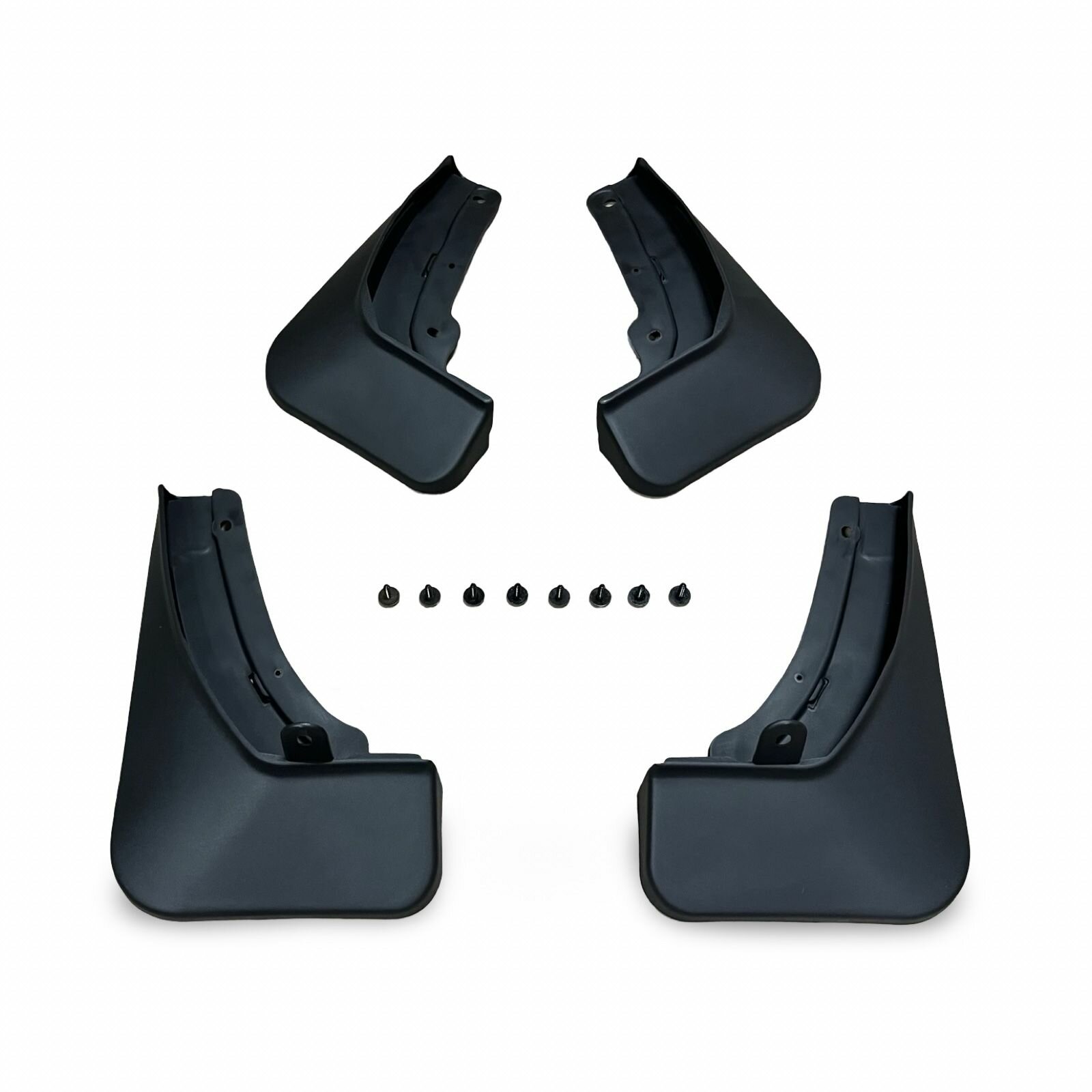 Hyundai Santa Fe 2023+ Оригинальные брызговики OEM чёрные (комплект из 4шт)