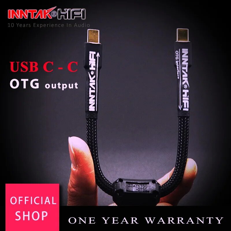 INNTAKHIFI USB-C to C OTG кабель, 0.2m