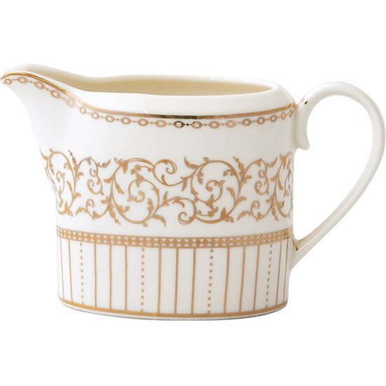 Молочник Pozzi Milano 1876 Golden, 250 мл, фарфор N, белый, с золотистым орнаментом (PM-0126/GLDE)
