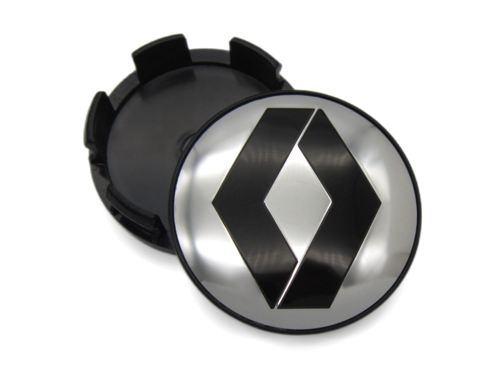 Колпачок, заглушка для литого диска СКАД Рено хром, 56/51/12 мм, 1 шт.