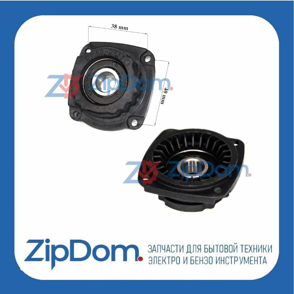 Крышка редуктора с подшипником, подходит для УШМ Bosch 115, 125