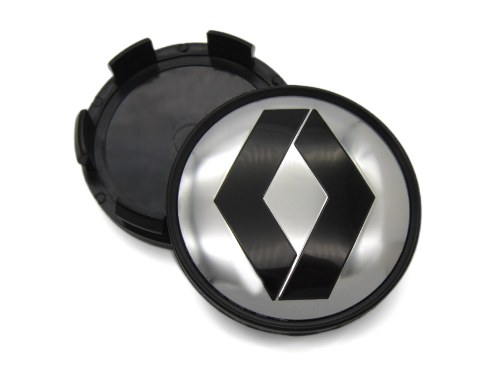 Колпачок, заглушка на литый диск Replay замена C570 Рено 59/56/10 мм, хром 1 шт.