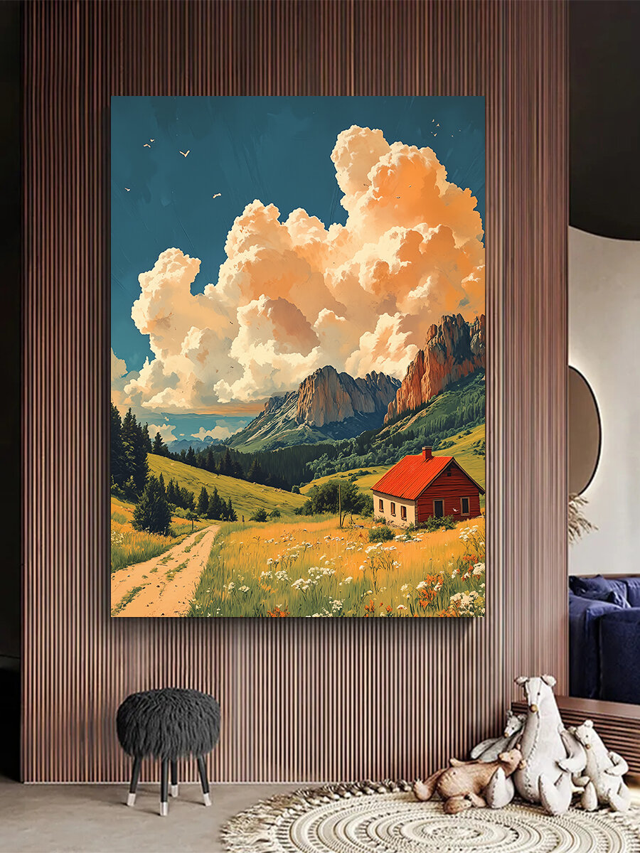 Картина пейзаж / природа, картина в интерьер / на стену, 60х80 см.