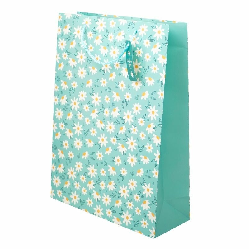 Подарочный пакет Браво "Ромашки", 42х31х12 см