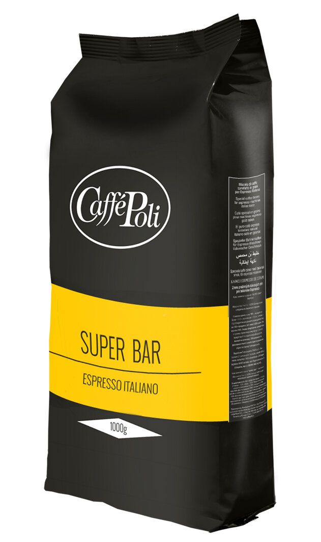 Кофе в зернах Caffe Poli Super Bar , 1 кг