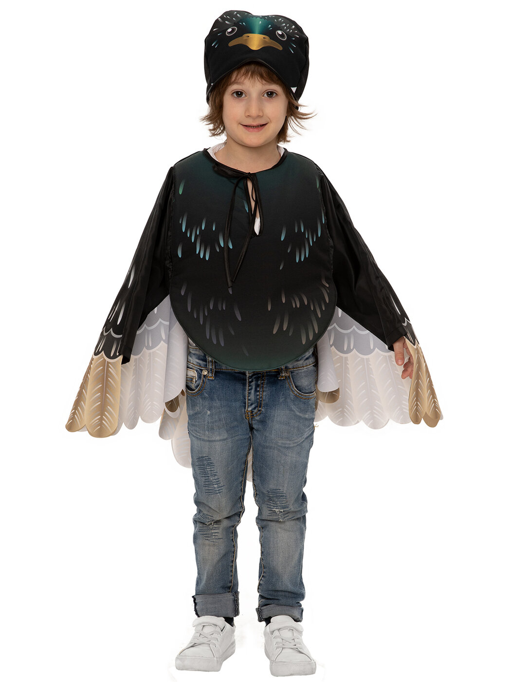 Детский карнавальный костюм Скворец на рост 116-122 (размер 30)